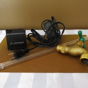 2 Kits- Floating Faucet Water Fountain Kits, DIY Make Two Floating ...