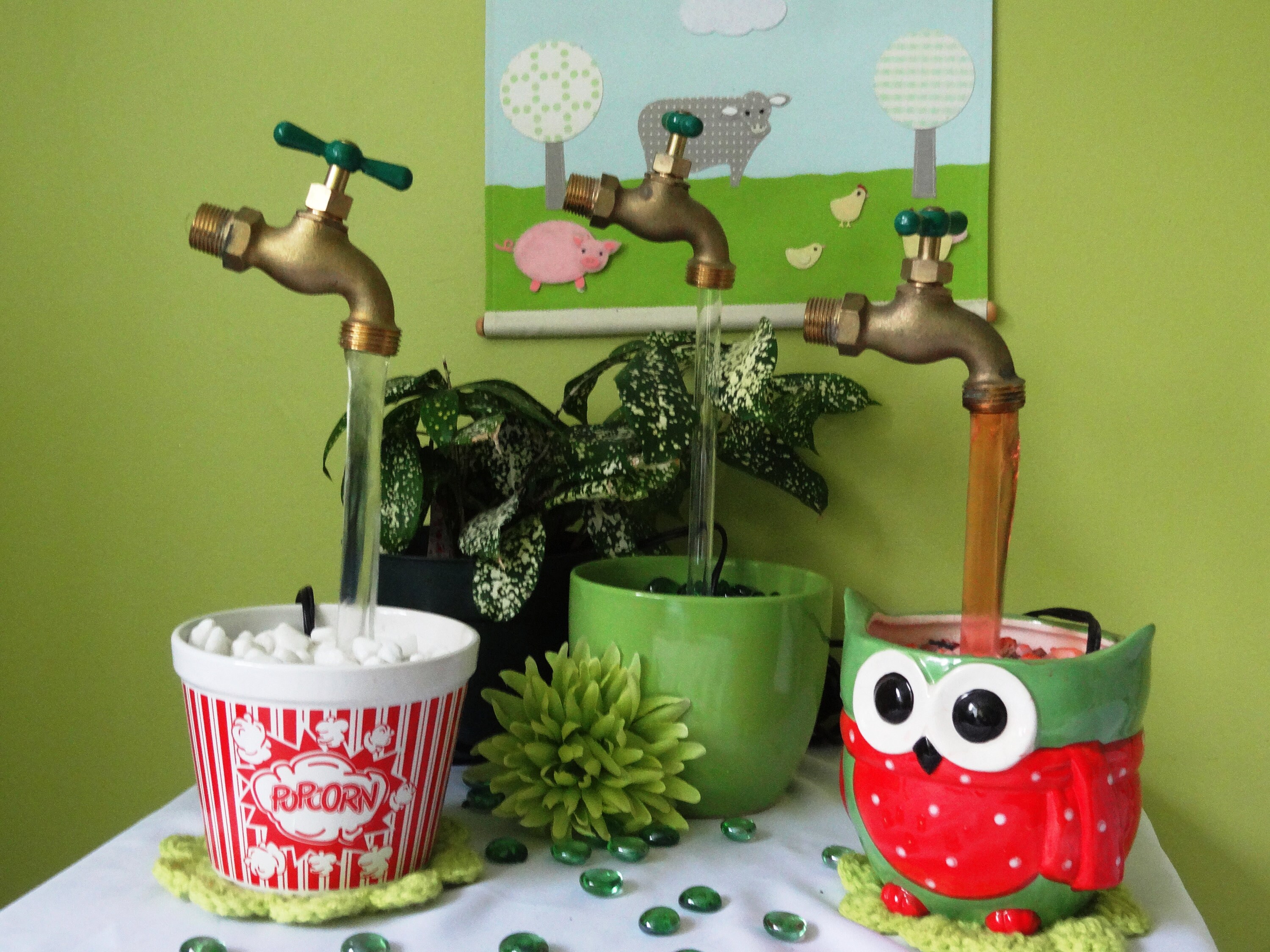 3 Kits- Foating Faucet Water Fountain Kits, DIY Make Your Own 3 ...