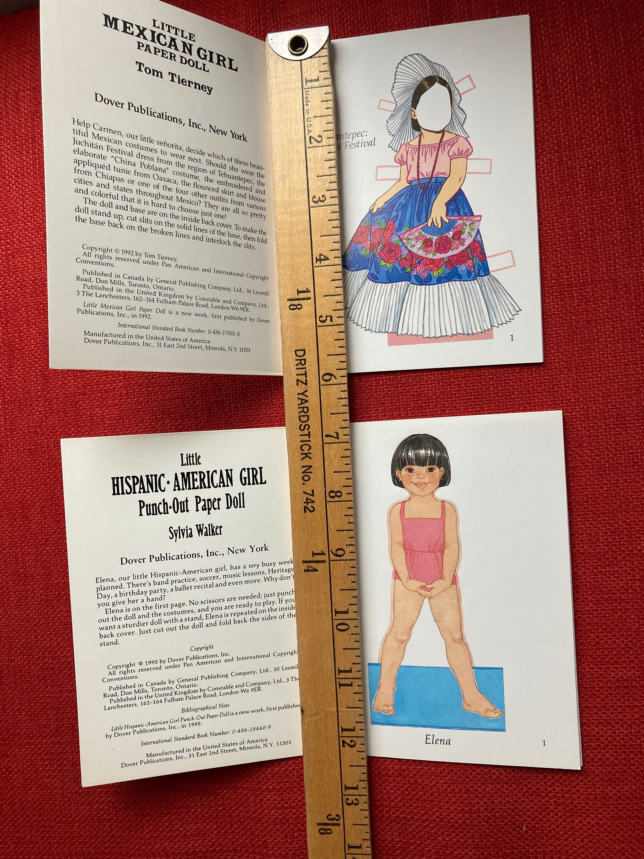 Vintage Dover Paper Doll Small Booklets From the 1990's Illustrated by ...