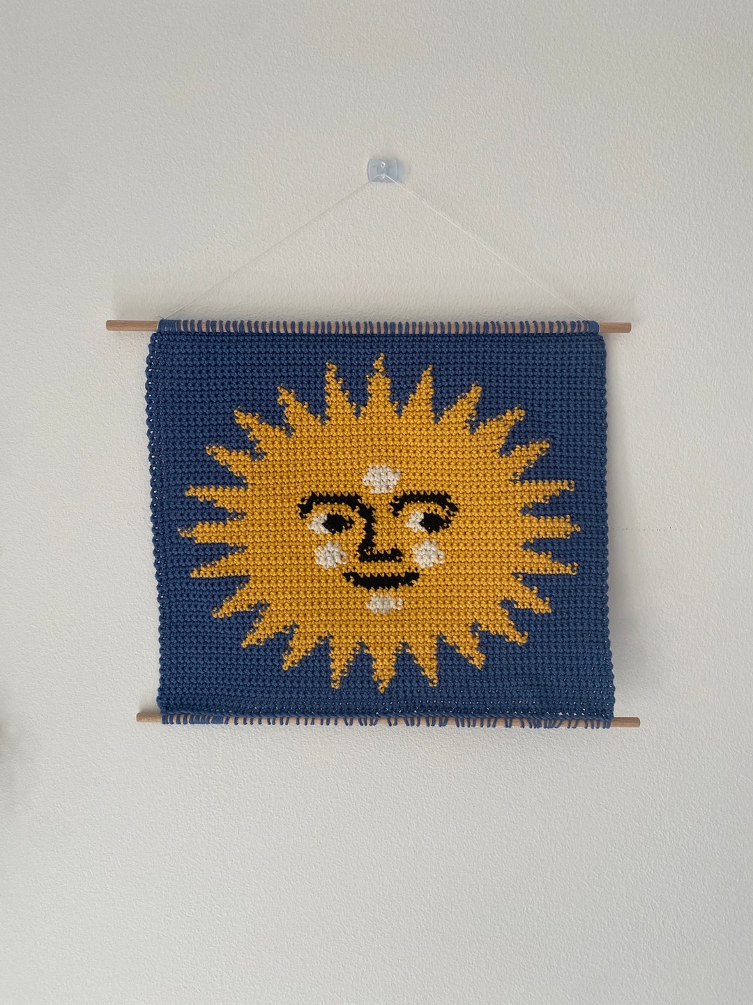 Sun Face Tapestry PATTERN DOWNLOAD - Etsy