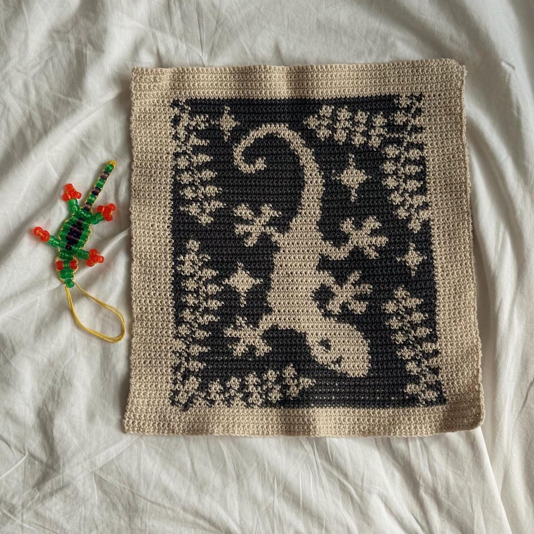 Lizard Tapestry Grid PATTERN DOWNLOAD - Etsy