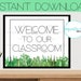 Classroom Welcome Sign, Cactus Succulent Wall Art for Teachers Instant ...