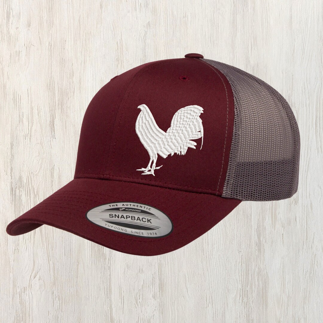 Rooster Embroidered Cap | Gamefowl | Gallo Bordado | - Etsy
