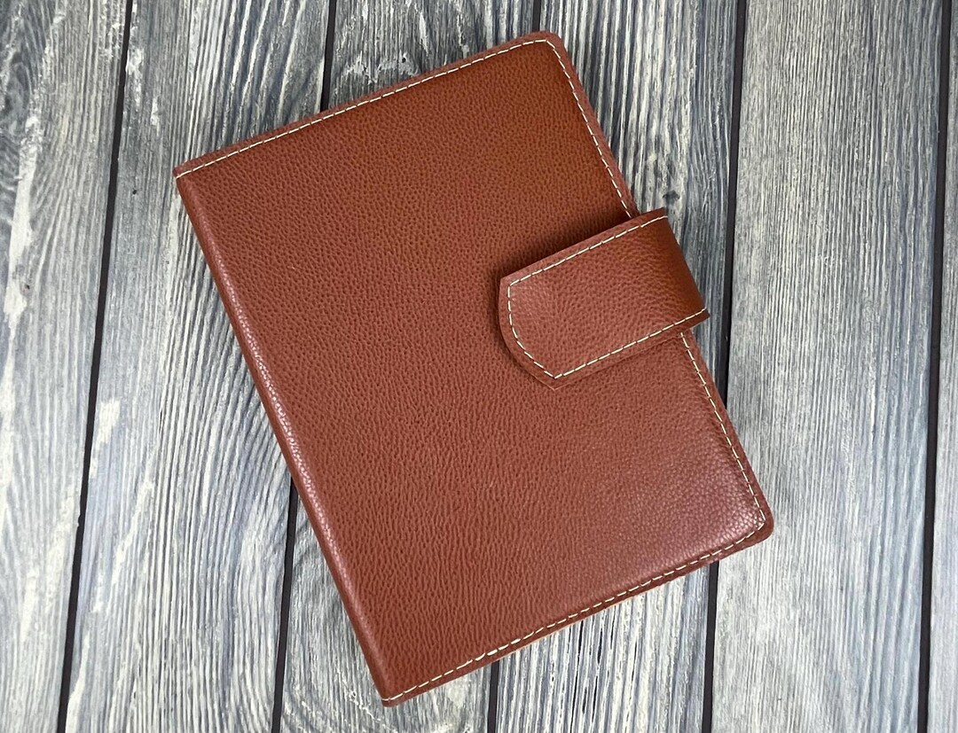 A6, Refillable Planner 2025, Binder 6 Ring Size, Compact Leather ...