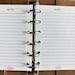 A7 Daily Planner Inserts - Undated, Double-sided, Pocked PM Small Size ...