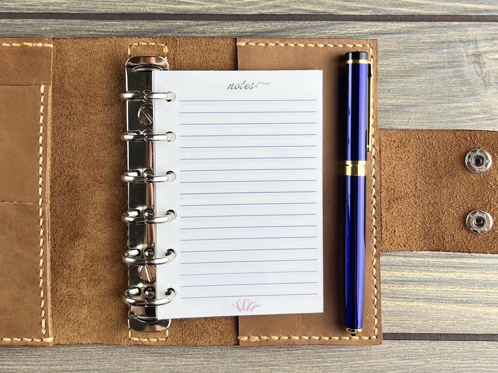 A7 Daily Planner Inserts - Undated, Double-sided, Pocked PM Small Size ...