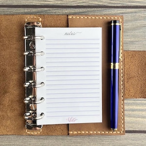 A7 Daily Planner Inserts - Undated, Double-sided, Pocked PM Small Size ...