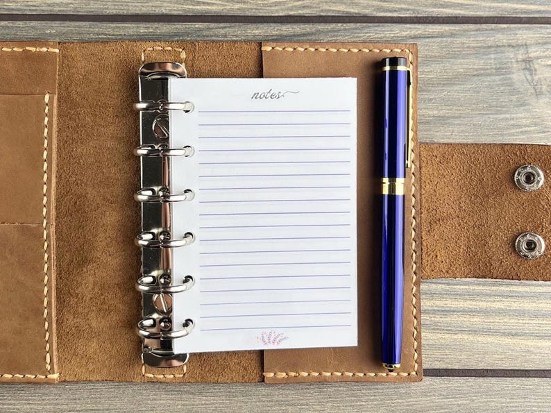 A7 Daily Planner Inserts - Undated, Double-sided, Pocked PM Small Size ...
