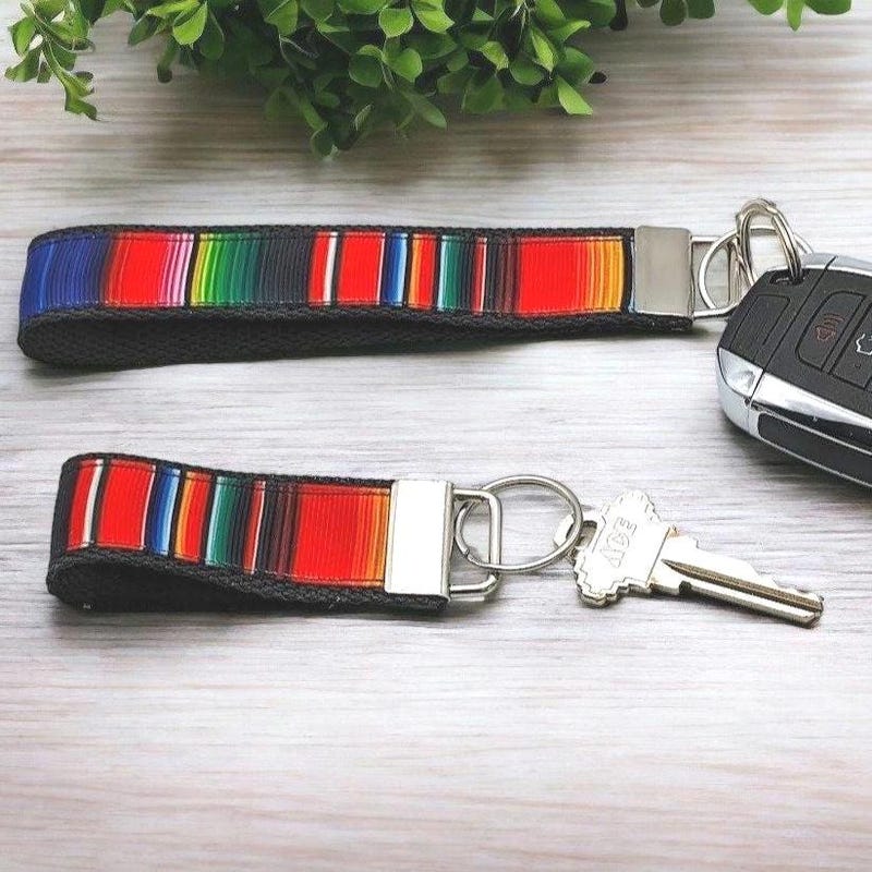 Leather Key Fob Mexican - Etsy