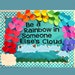 Teacher School Bulletin Board for Classroom Decor/be a Rainbow/cutouts ...