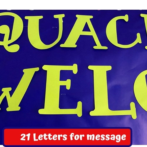 Teachers School Bulletin Board Quack Quack WELCOME BACK - Etsy Australia