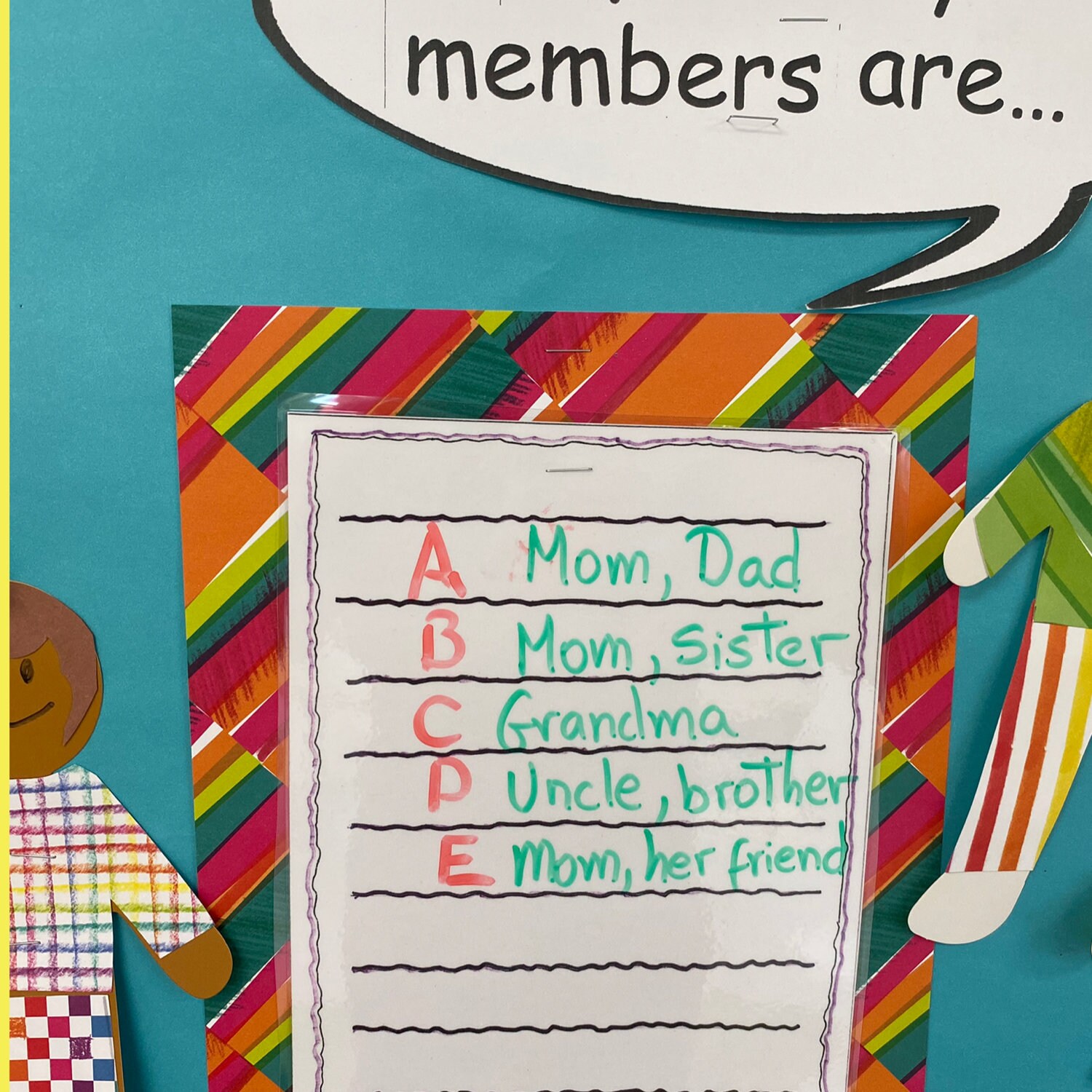 Teachers School Bulletin Board ALL ABOUT ME for Preschool | Etsy