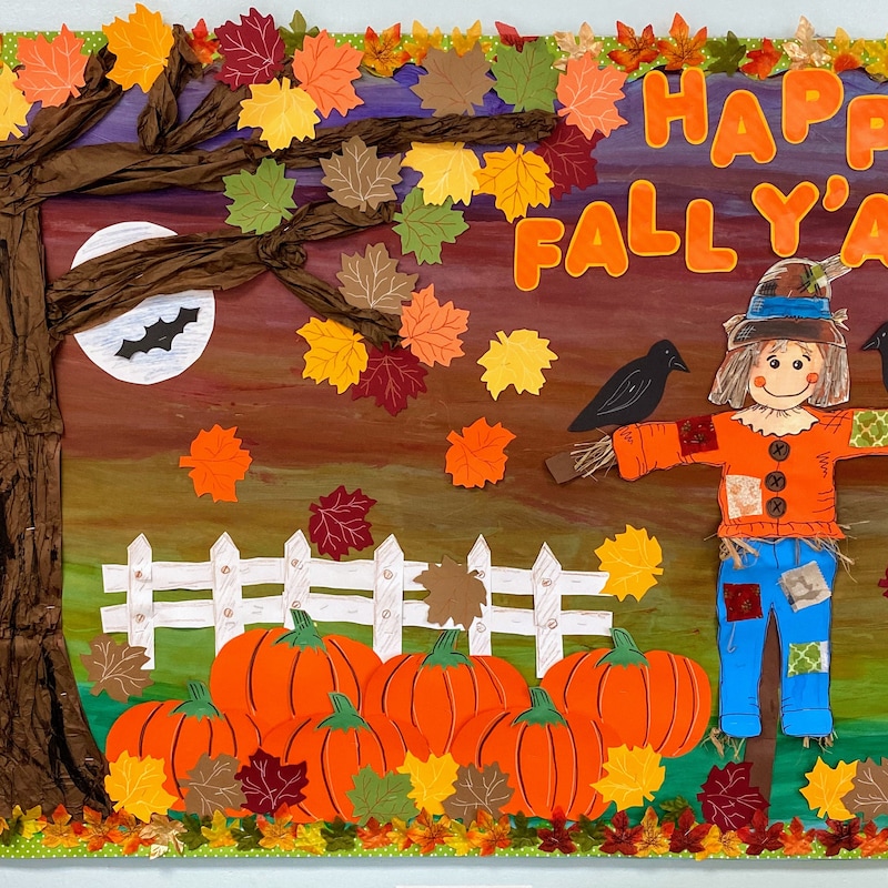 Scarecrow Bulletin Board - Etsy