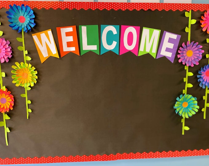 Teachers School Bulletin Board for Preschool Classroom/welcome/cutouts ...