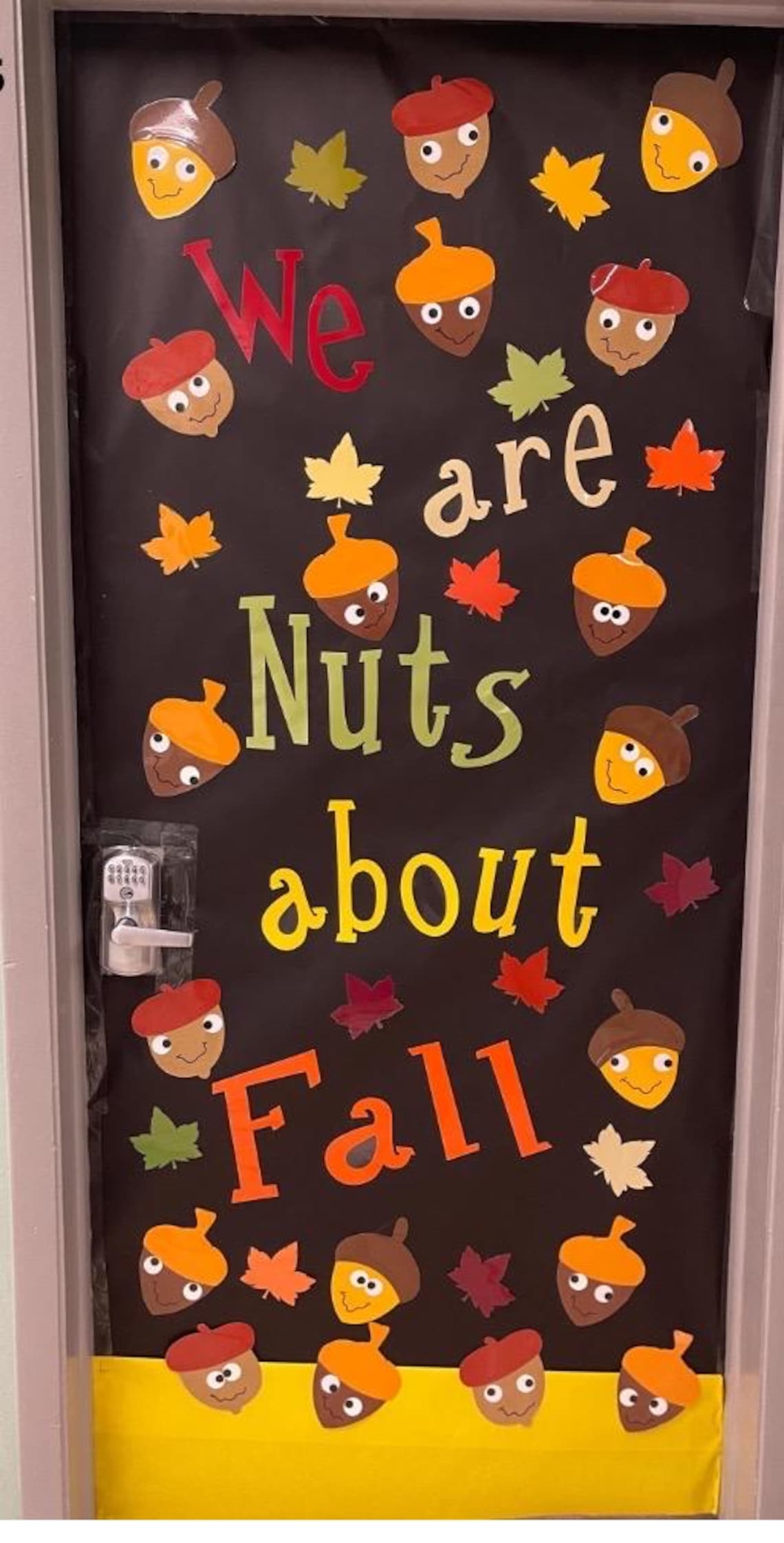 Teachers School Classroom Door Decoration/we Are Nuts About Fall ...