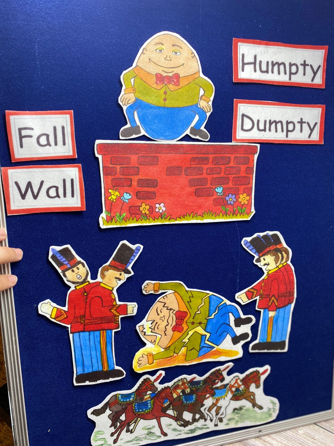 Humpty Dumpty/flannel Story Board/preschool/homeschool/children - Etsy