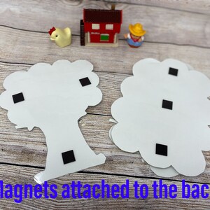 Way up High in the Apple Tree/magnetic Story Board/children/preschool ...