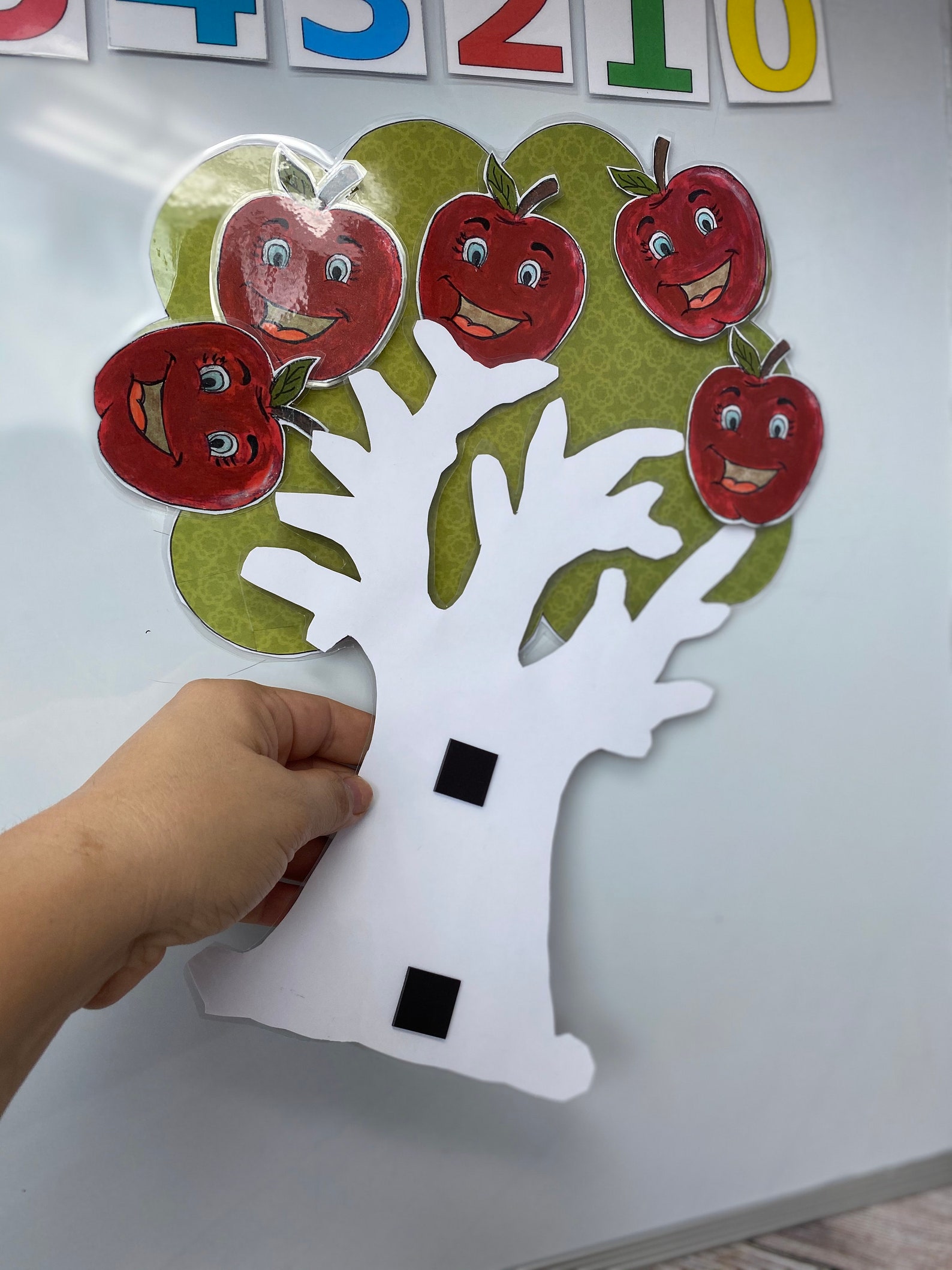 Way up High in the Apple Tree/magnetic Story Board/children/preschool ...