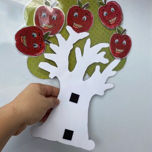 Way up High in the Apple Tree/magnetic Story Board/children/preschool ...