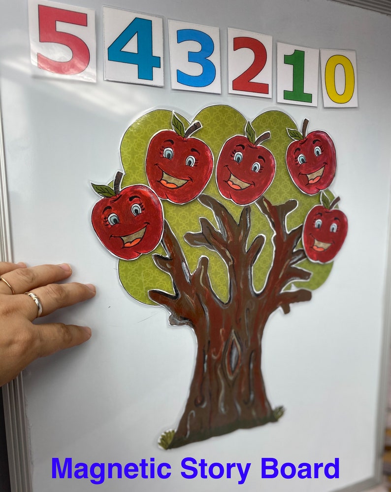 Way up High in the Apple Tree/magnetic Story - Etsy