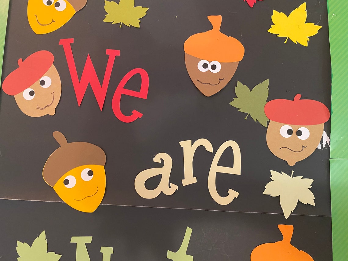 Teachers School Classroom Door Decoration/we Are Nuts About Fall ...