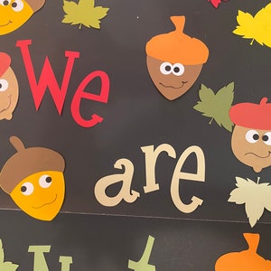 Teachers School Classroom Door Decoration/we Are Nuts About Fall ...