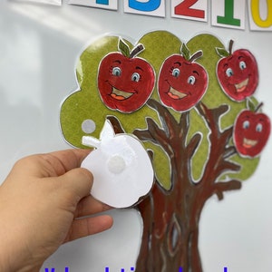 Way up High in the Apple Tree/magnetic Story Board/children/preschool ...