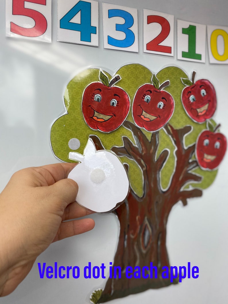 Way up High in the Apple Tree/magnetic Story Board/children/preschool ...