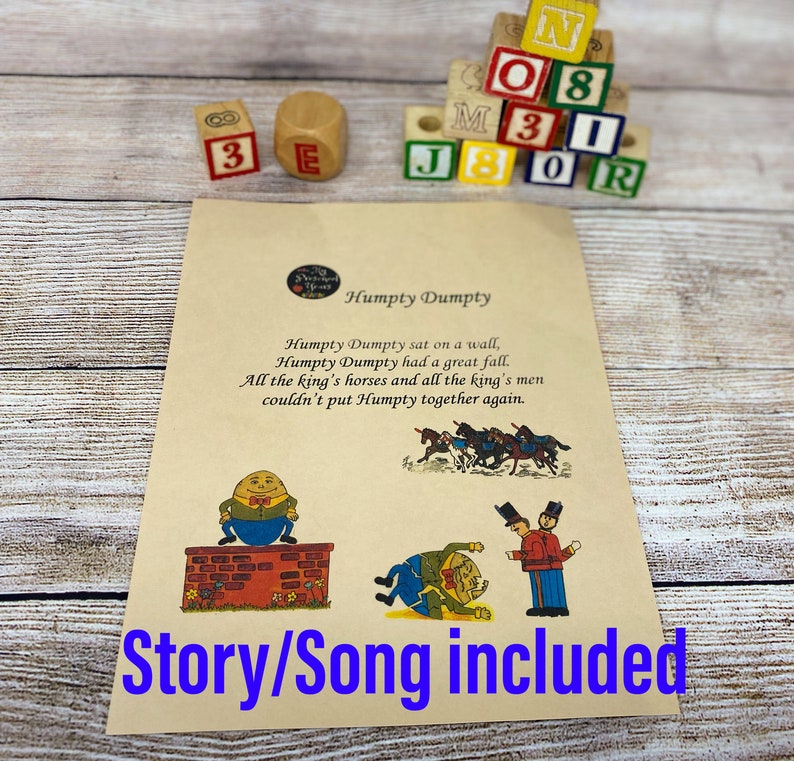 Humpty Dumpty/magnetic Story Board/ Imagination/children/preschool ...
