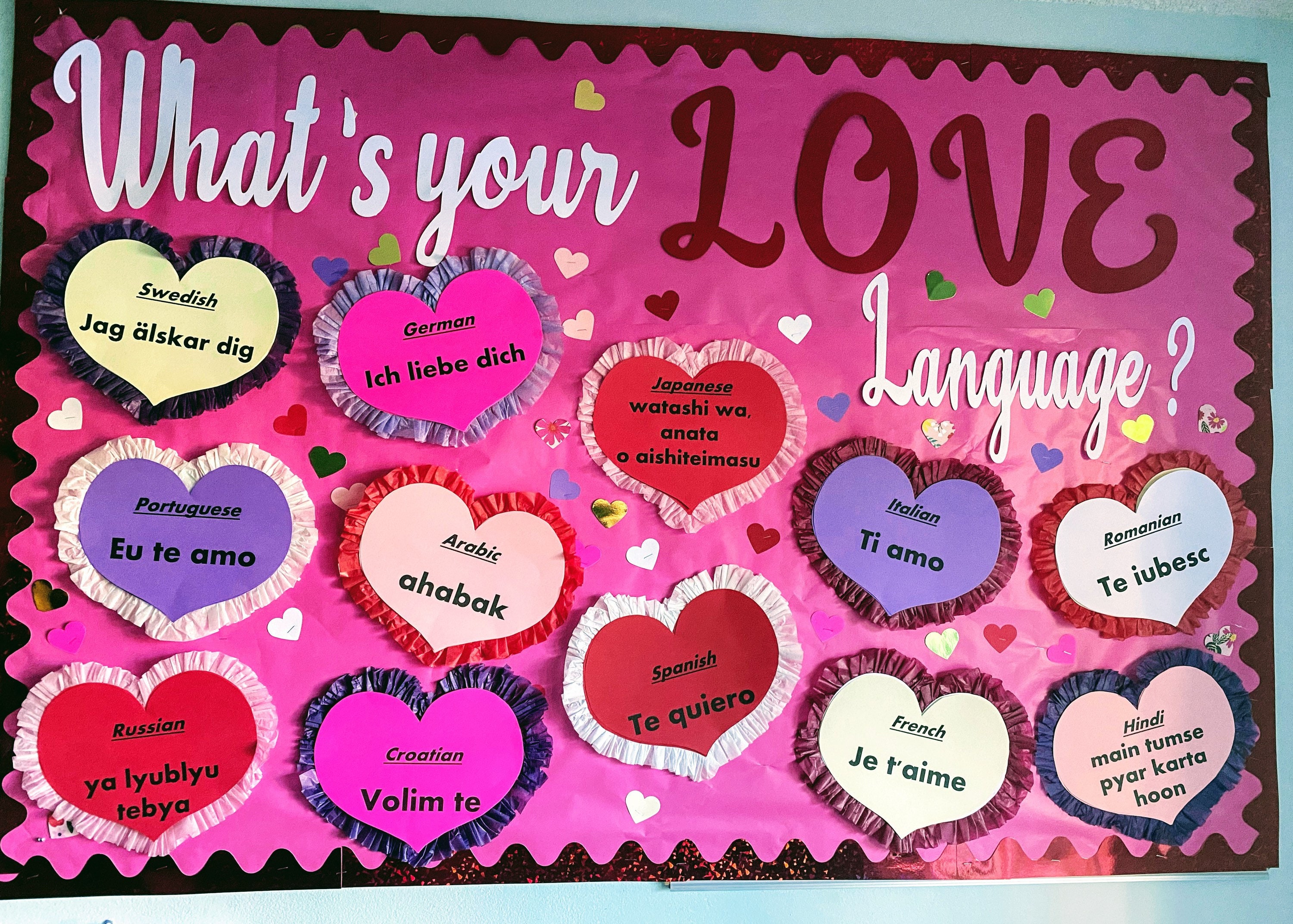 Teachers School Bulletin Board for Valentine's /cardstock - Etsy Canada