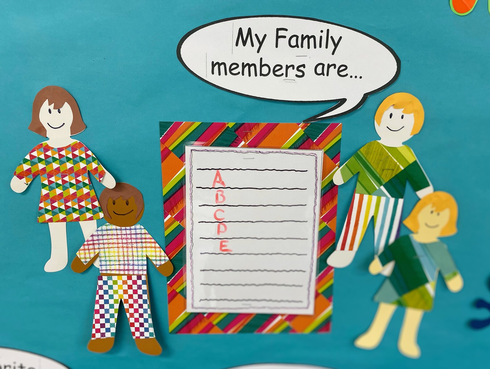 Teachers School Bulletin Board ALL ABOUT ME for Preschool Classroom ...
