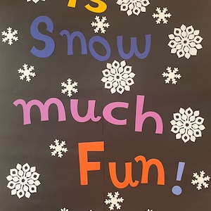 Classroom Door Decoration/ Winter is Snow Much Fun!/ Christmas /winter ...