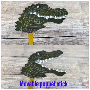 Five Little Monkeys Swinging on a Tree/puppet Sticks Masks/role Playing ...