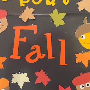 Teachers School Classroom Door Decoration/we Are Nuts About Fall ...