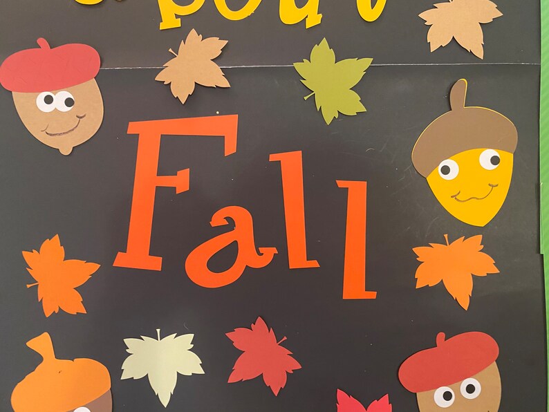 Teachers School Classroom Door Decoration/we Are Nuts About Fall ...