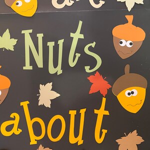 Teachers School Classroom Door Decoration/we Are Nuts About Fall ...