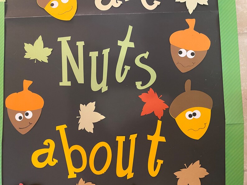 Teachers School Classroom Door Decoration/we Are Nuts About Fall ...