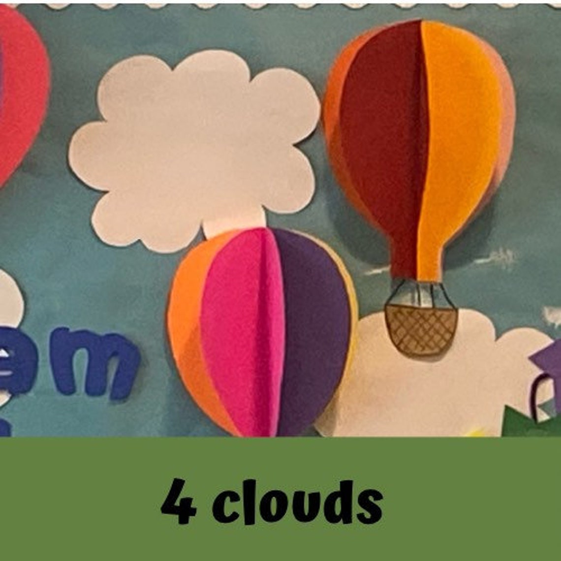 Teachers School Bulletin Board / Back to School /the Sky is - Etsy