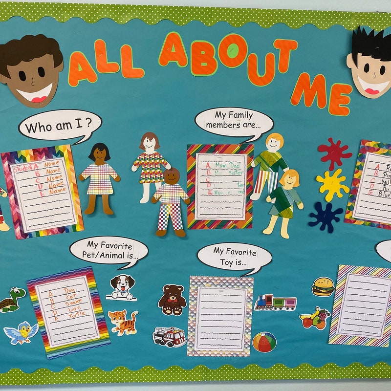 All About Me Bulletin Board - Etsy