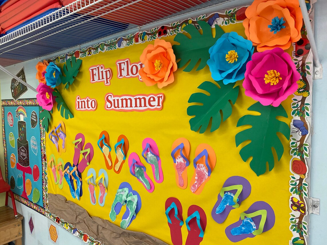 Teachers School Summer Bulletin Board for Preschool Classrooms/cutouts ...