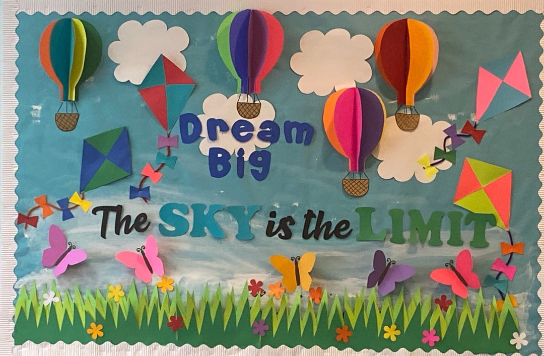 Teachers School Bulletin Board / Back to School /the Sky is the Limit ...
