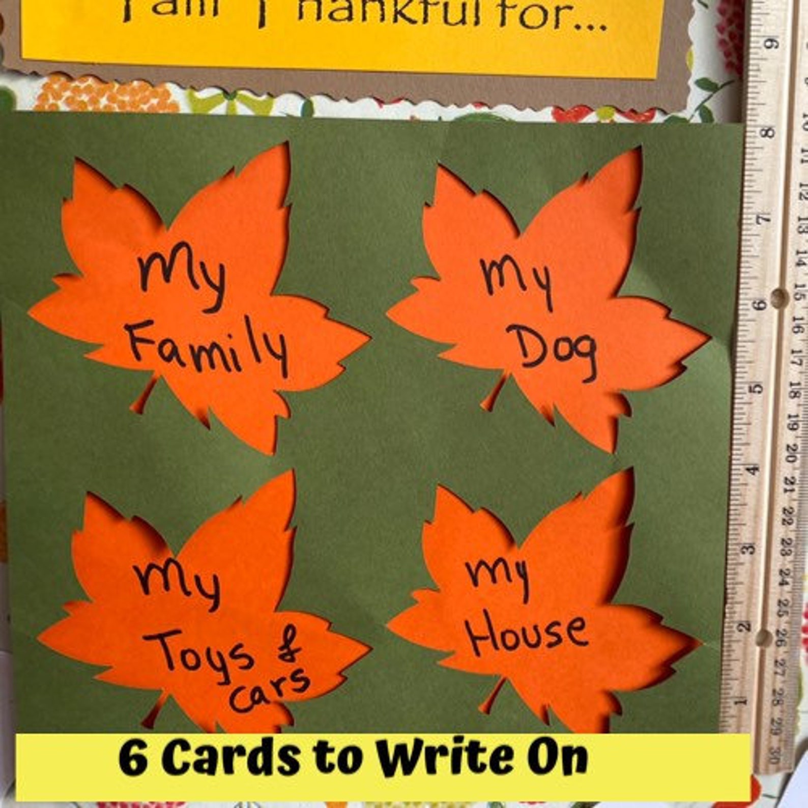 Teachers School Bulletin Board for THANKSGIVING /what Are We THANKFUL ...