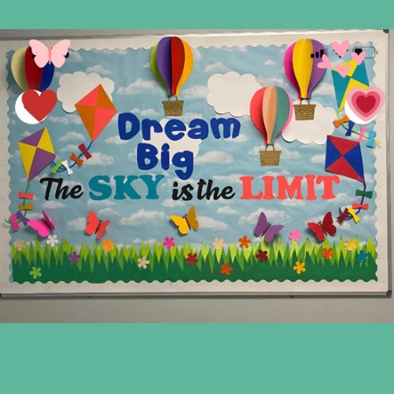 Teachers School Bulletin Board / Back to School /the Sky is the Limit ...