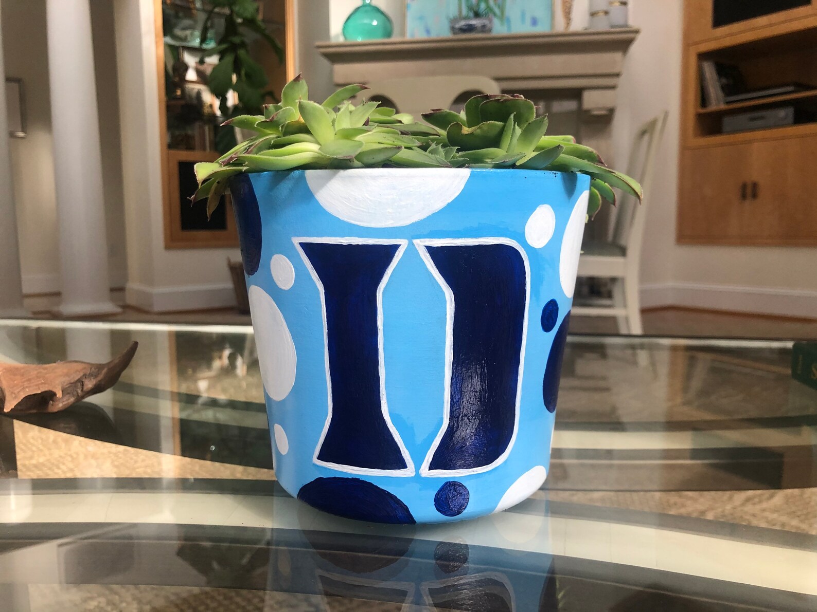 Custom Painted College Pot Planter High School Graduate Gift | Etsy