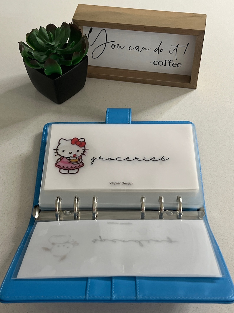 Hello Kitty Custom Cash Envelope for A6 Binder|a6 Cash Envelopes|cash ...