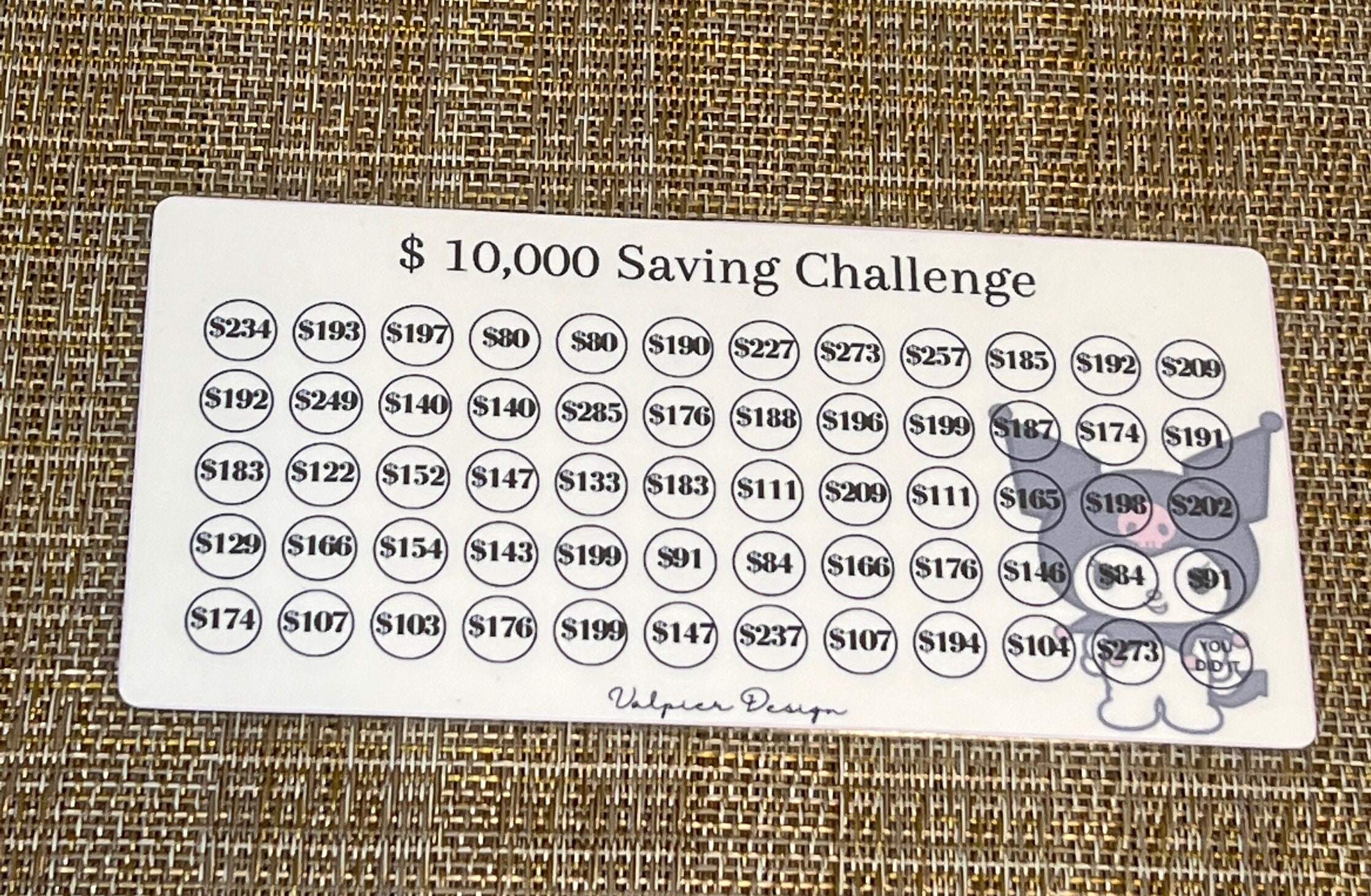 Hello Kitty Saving Challenge /1k/3k/5k/10k/1k Challenge/3k Challenge/5k ...