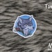 Anime Wolf Stickers Pack of 5 matte - Etsy