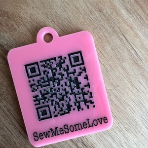 Custom Acrylic QR Code Keychain for Payment Links, Social Media, or ...