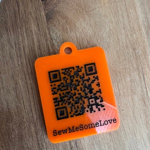 Custom Acrylic QR Code Keychain for Payment Links, Social Media, or ...