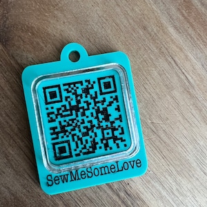 Custom Acrylic QR Code Keychain for Payment Links, Social Media, or ...